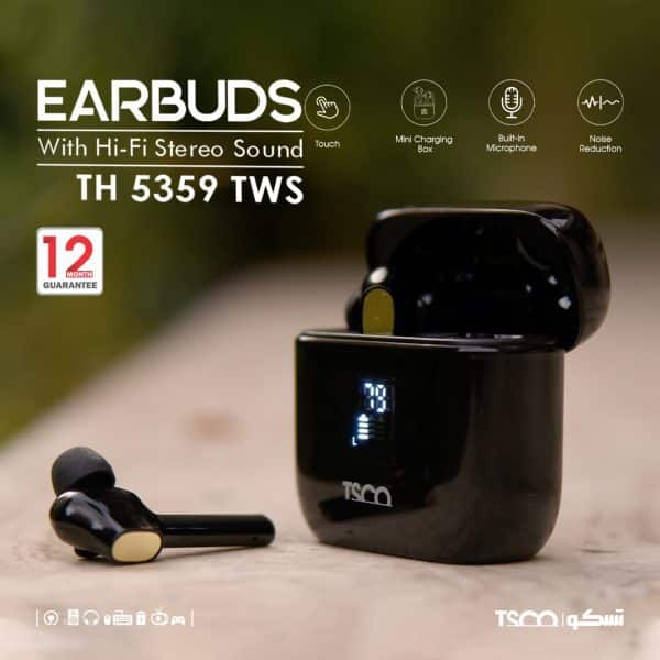 هندزفری بلوتوثی تسکو مدل TH 5359 TWS - موبایل نسیم